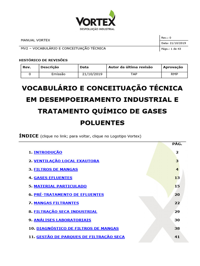 CURSO VORTEX F1 - MV2-0 - Vocabulário e Conceituação Técnica em ...
