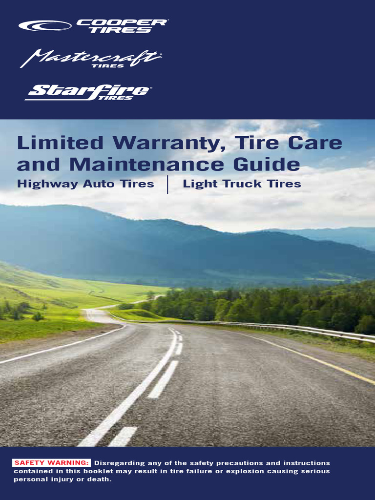 Tire Warranty & Maintenance Guide | PDF | Tire | Taxes