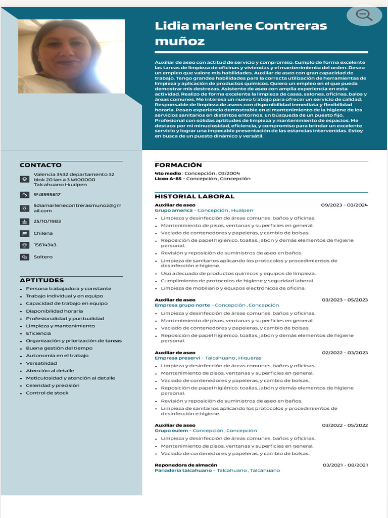 Finalizar CV - Mi CV Ideal | PDF | Higiene