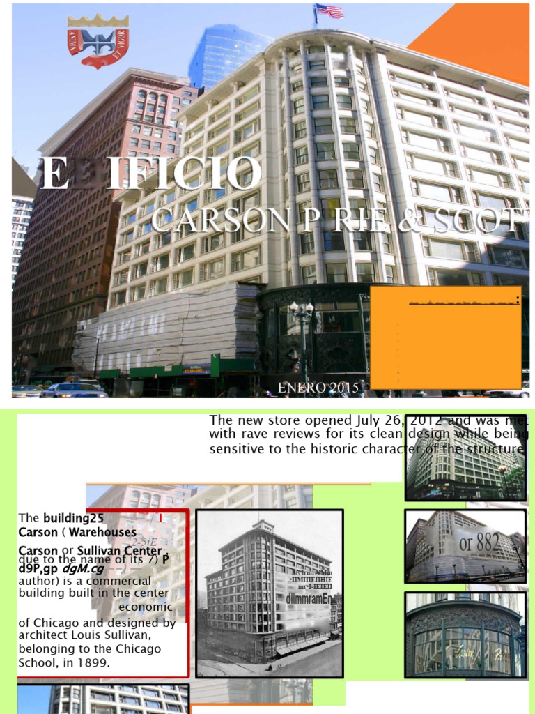 Carson Pirie & Scott Building | PDF | Architectural Design | Architecture