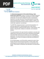 BPI Sample Report | PDF | Mental Health | Cognition