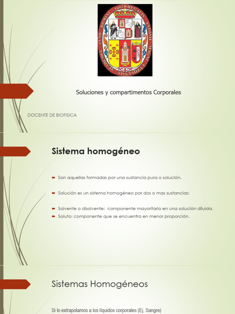 Biofisica De Los Compartimentos Corporales Pdf Coloide Sal Química