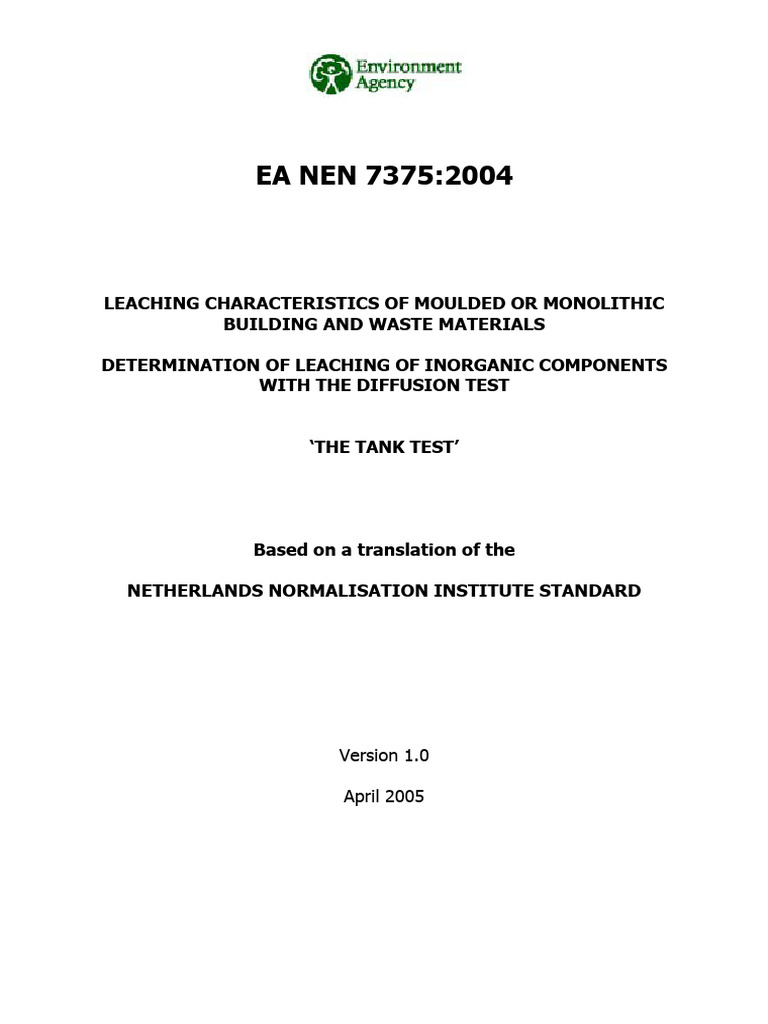 Ea Nen 7375 2004 1026071 Monolitico Holandes | PDF | Area | Geometry