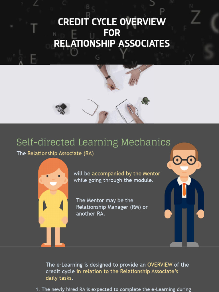 Credit Cycle Overview for Relationship Associates | PDF | Line Of ...