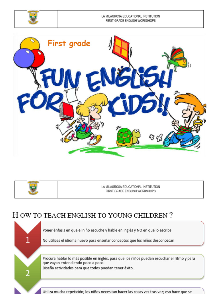 English First and Preschool | PDF | English Language | Vocabulary