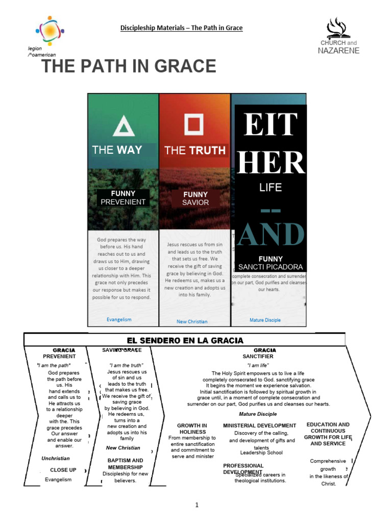 Discipleship Materials The Path in Grace | PDF | Grace In Christianity ...