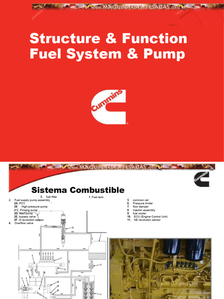 Cummins Engine Pump Fuel System Course | PDF | Pump | Fuel Injection