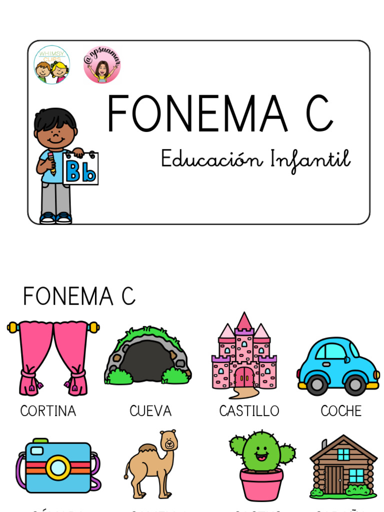 Actividades del Fonema C para Niños | PDF | Ciencias de la Tierra