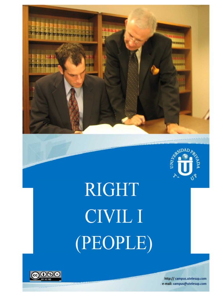 Civil Law I (Persons) BOOK | PDF | Family | Rights