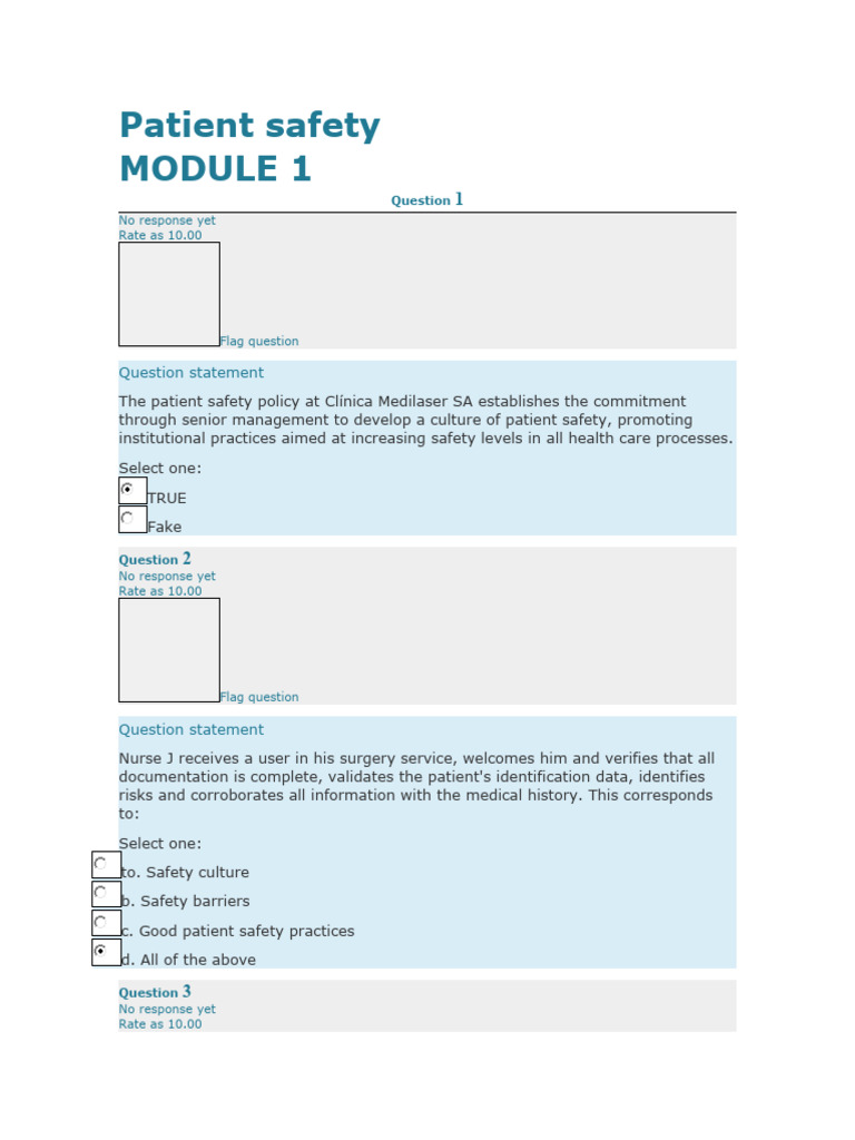Patient Safety | Download Free PDF | Patient Safety | Patient