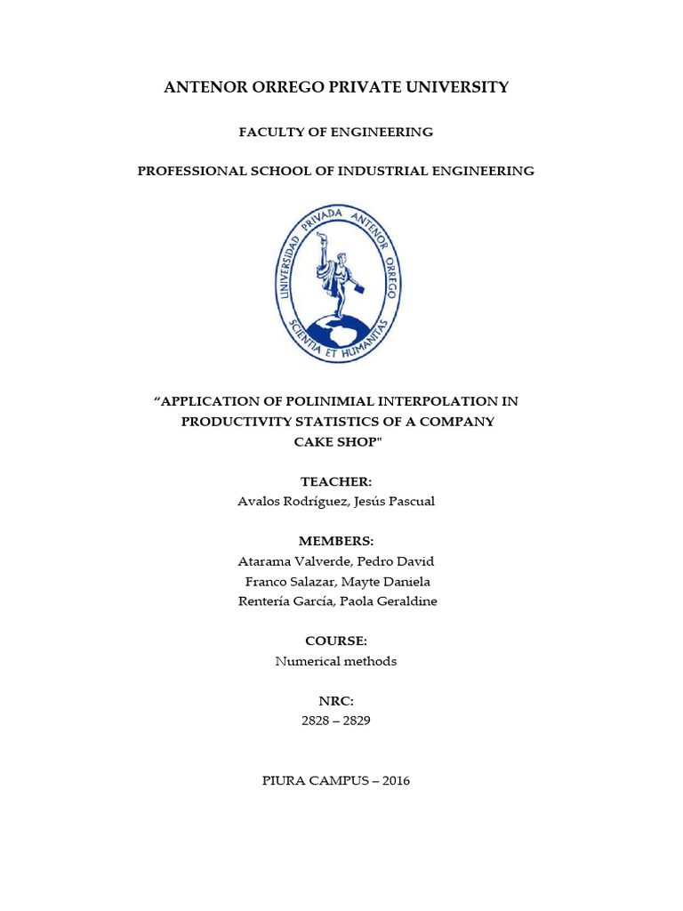 Final Project Numerical Methods | PDF | Numerical Analysis | Computational Science