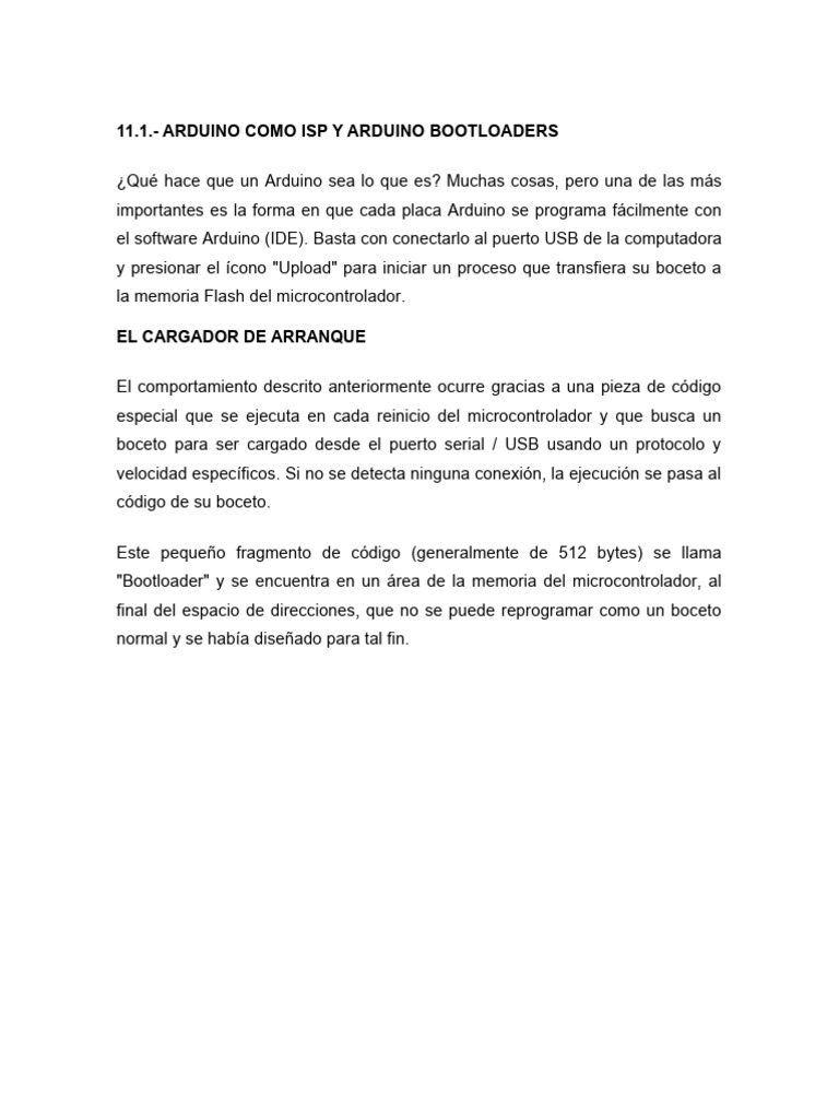Isp Arduino Pdf Arduino Arranque