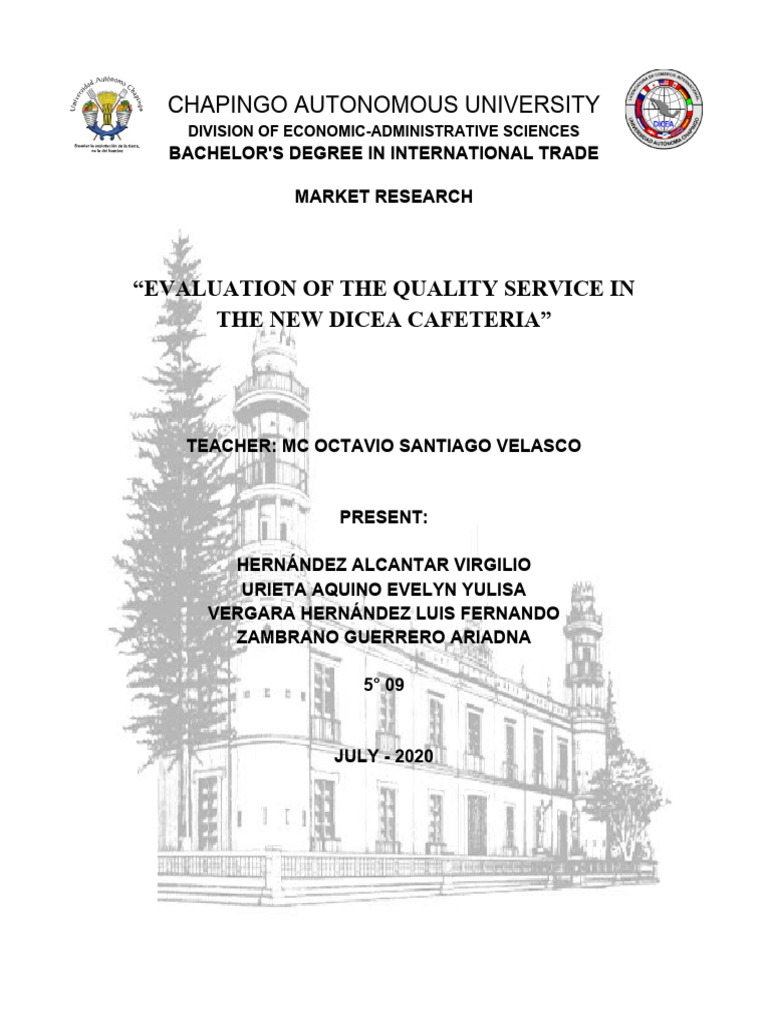 Market Research University Cafeteria Final Version | PDF | Survey Methodology | Sampling ...