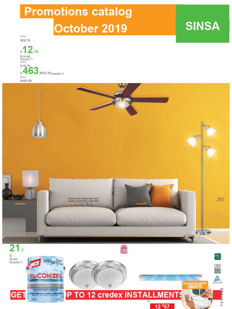 SINSA - Catalog of The Month | PDF | Building Materials | Interior Design