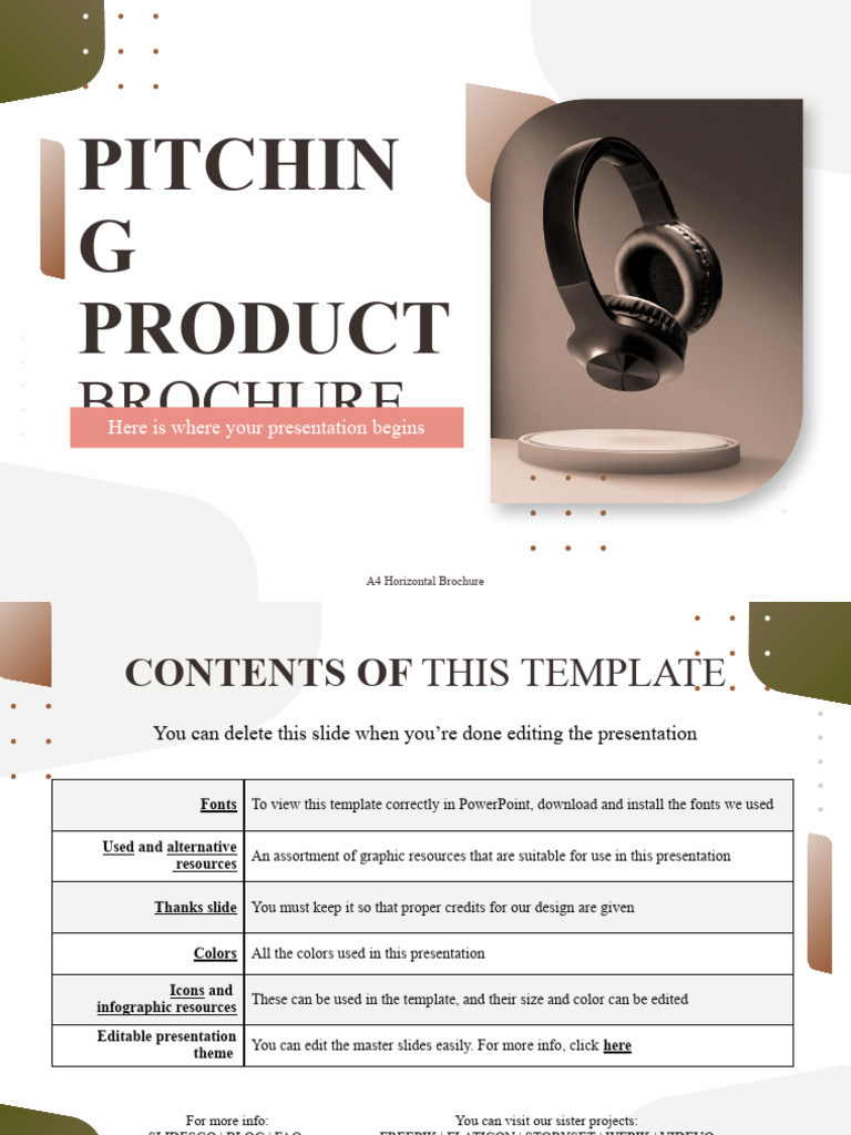 Pitching Product Brochure - by Slidesgo | PDF | Planets | Pluto