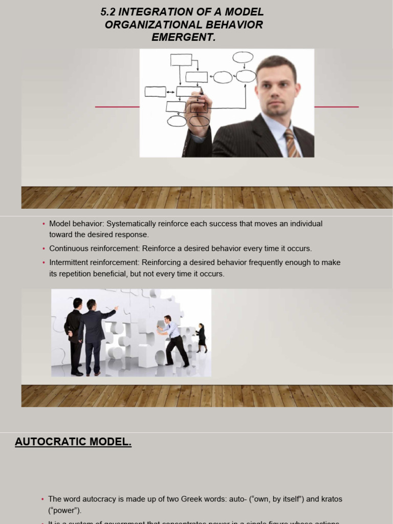 5.2 Integration of An Emergent Organizational Behavior Model | PDF ...