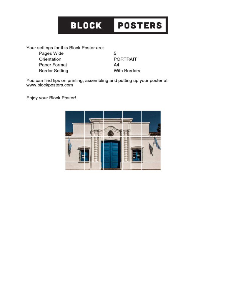 Blockposter 011247 | PDF | Home & Garden | Art