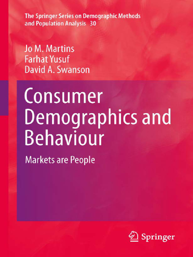Consumer Demographics and Behaviour Markets Are People | PDF | Market ...