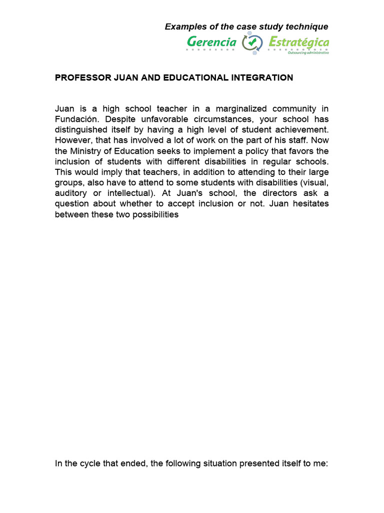 Case Studies in Educational Challenges | PDF | Teachers | Methodology