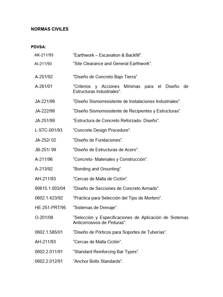 Partidas Petropiar SR Nelson | PDF | Hormigón | Sector secundario de la ...