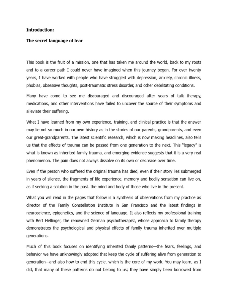 This Pain Is Not Mine | PDF | Psychological Trauma | Anxiety