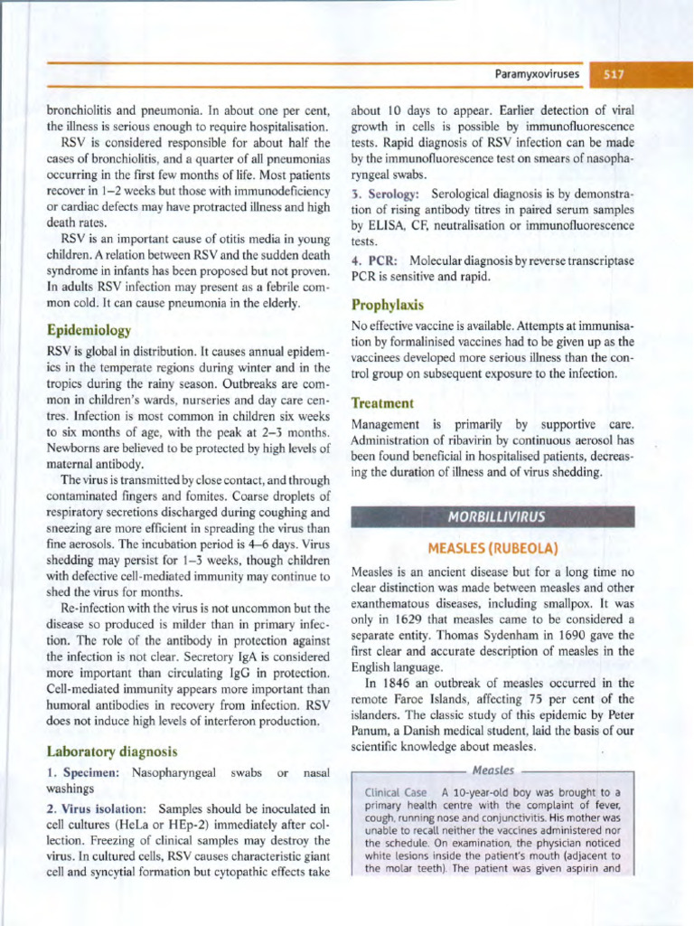 5th SEM - Abj - Measles - Study Material | PDF | Measles | Infection