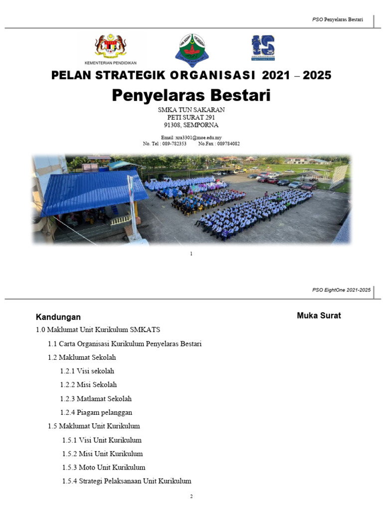 PSO SMKATS-1 2021-2025 - Unit ICT | PDF