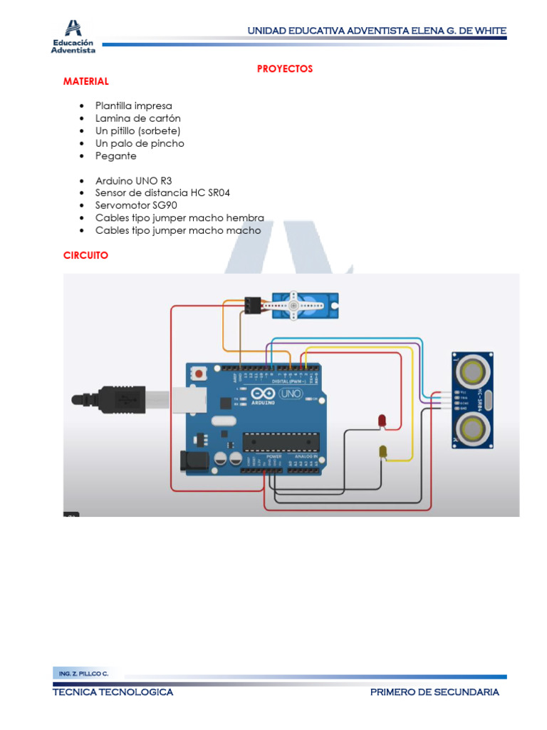 03 Proyectos Basicos En Arduino Pdf Programación De Computadoras 