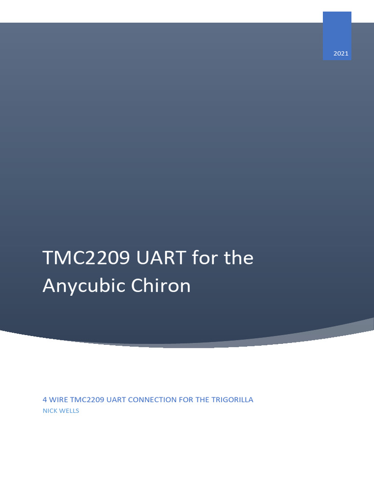 Tmc2209 Uart Mode With The Trigorilla V1 0 Pdf Computing