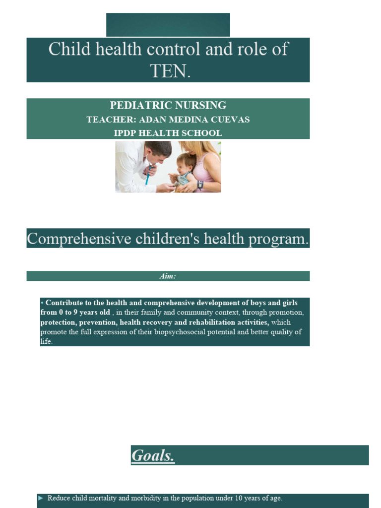 Child Health Control and Role of TENS | PDF | Preventive Healthcare ...