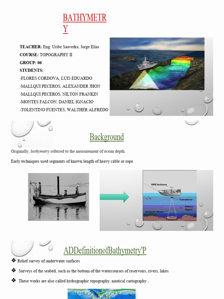 BATHYMETRY | PDF | Sonar | Earth Sciences