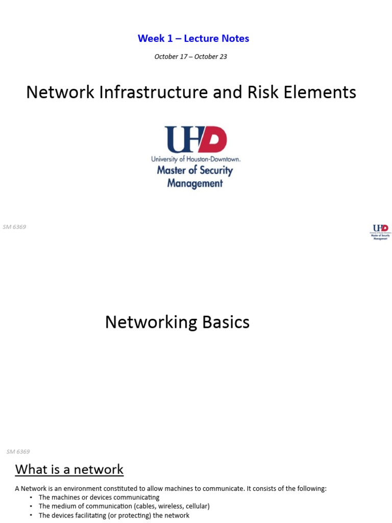 Network Infrastructure & Risks Basics | PDF | Computer Network | Port (Computer Networking)