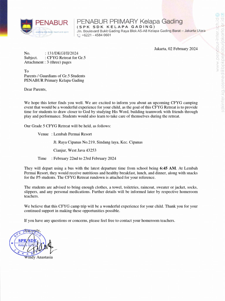 Cfyg Letter p5 | PDF