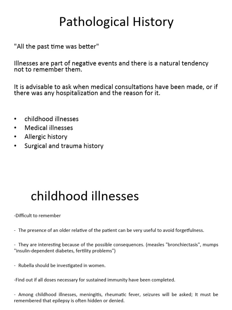 Pathological History | PDF | Pathology | Surgery