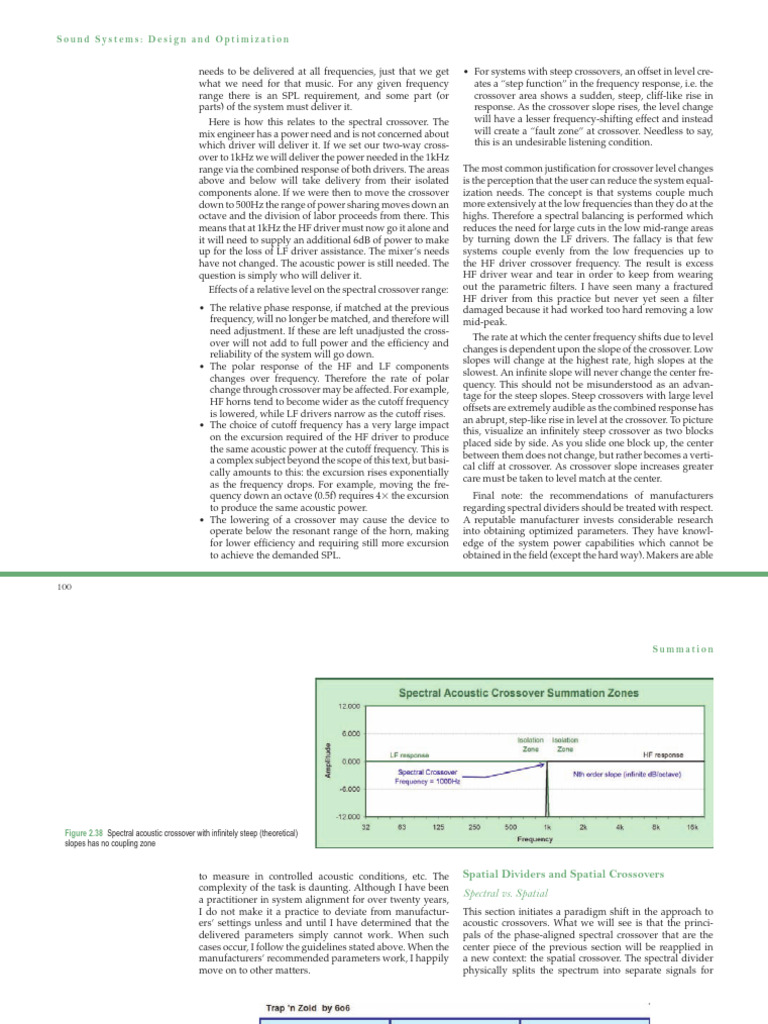 Sound Systems: Design and Optimization | PDF | Equalization (Audio ...