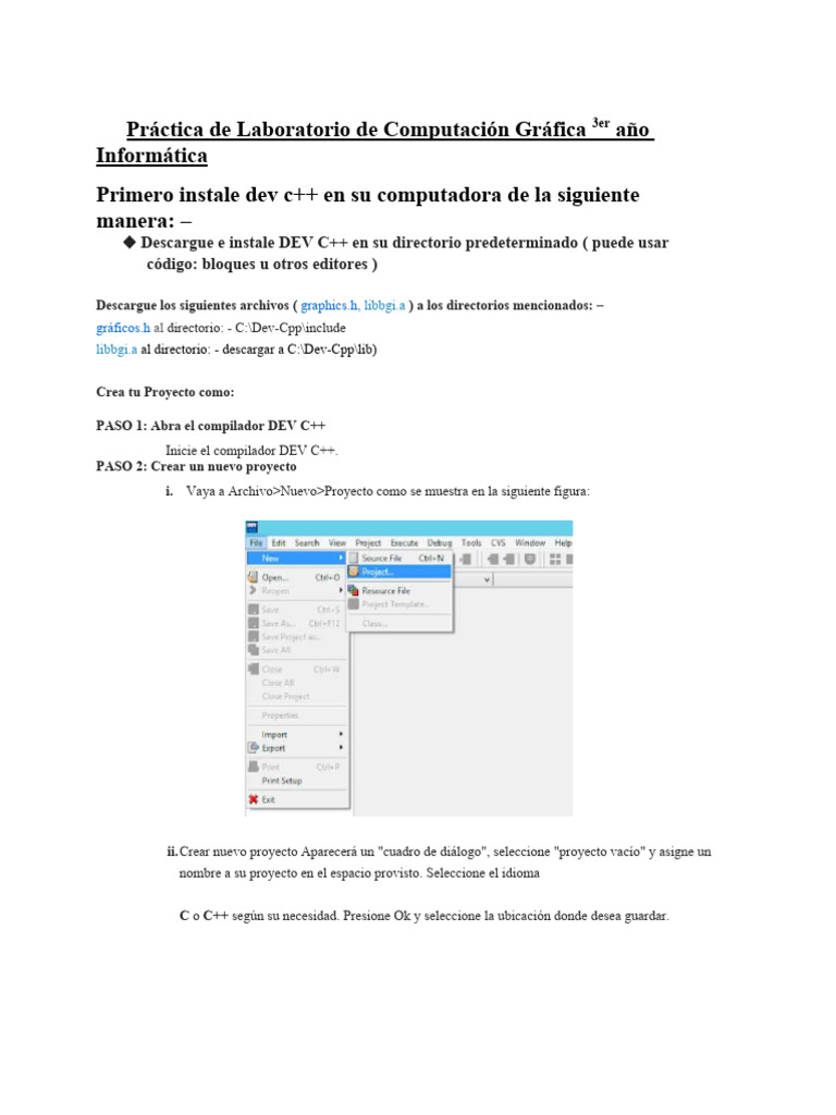 Programa de Gráficos | PDF | C ++ | Compilador