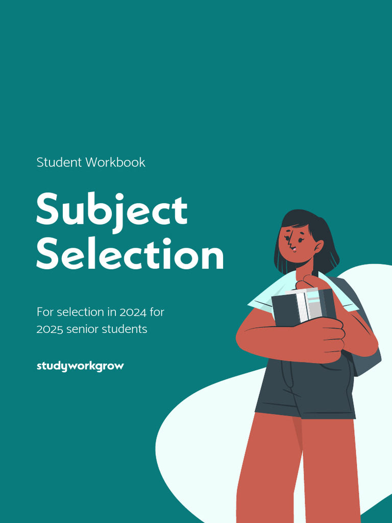 Jheel Patel Subject Selection Workbook 2024 Editable Pdf Mathematics Teachers 