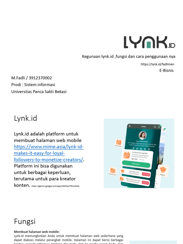 E Bisnis Lynk - Id | PDF