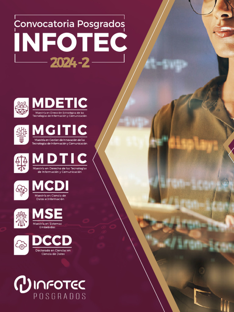 Infotec Convocatoria Posgrados 2024-2 | PDF | Informática | Science