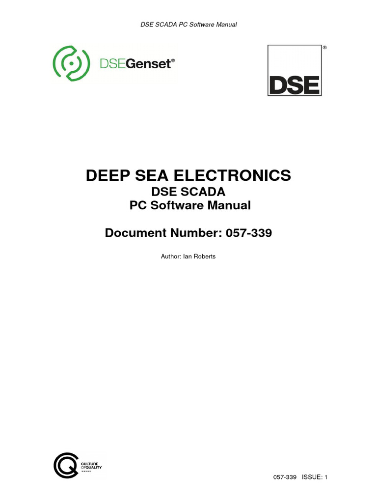 DSE SCADA PC Software Manual | PDF | Computer Network | Icon (Computing)