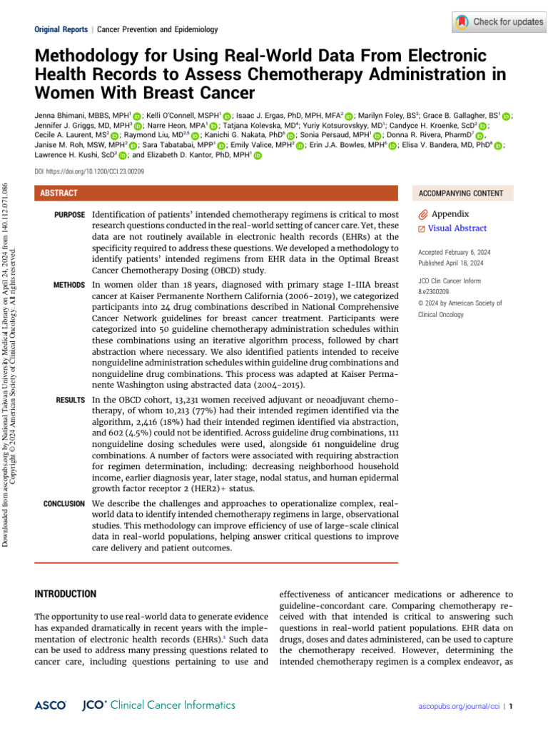 Bhimani-Et-Al-2024-Methodology-For-Using-Real-World-Data-From-Electronic-Health-Records-To ...