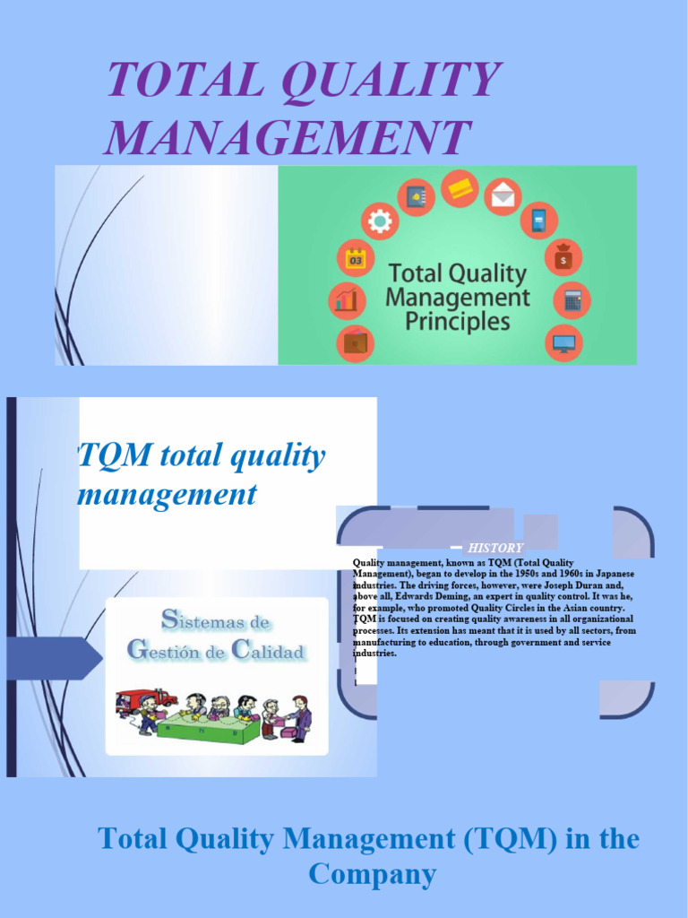 TQM Total Quality Management | PDF | Quality Management | Quality (Business)