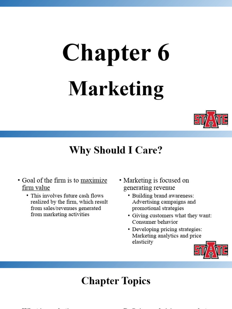 Chapter 6 - Marketing | PDF | Marketing | Market Segmentation
