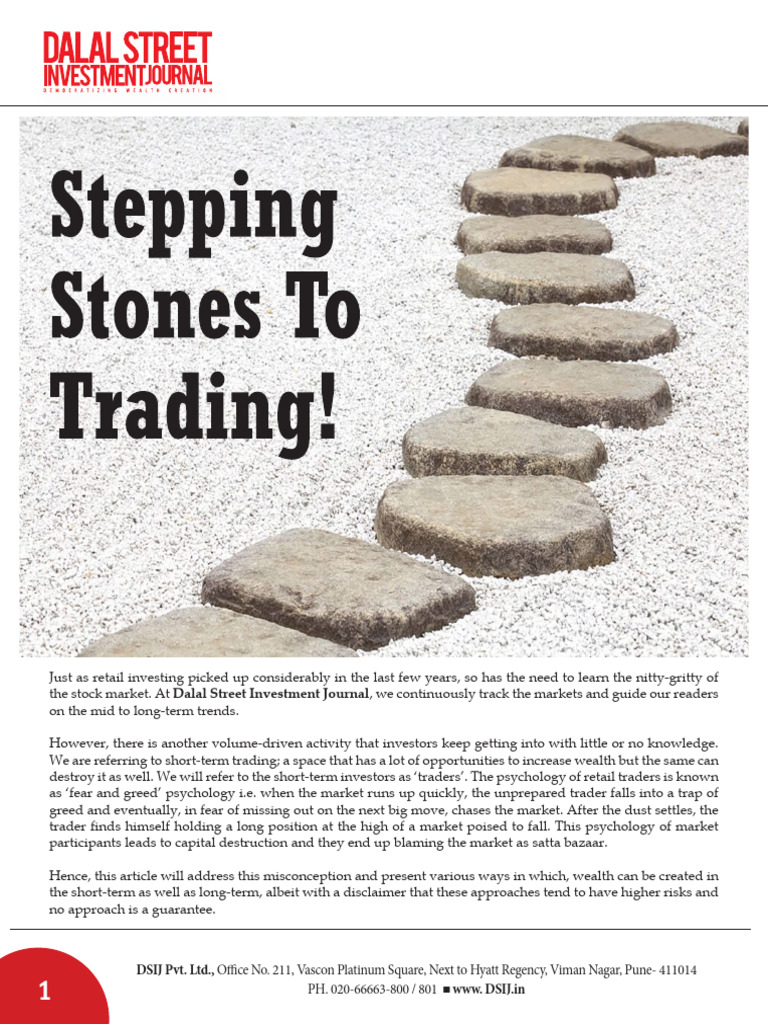 Stepping Stones To Trading Fina | PDF | Investing | Financial Markets