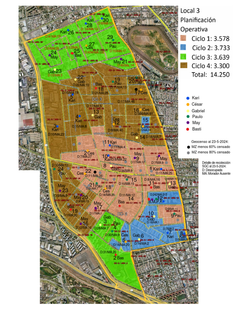 Mapa Po Por CG y Mzgeo y SGC | PDF