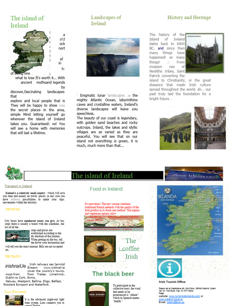 Tourism Ireland - Brochure | PDF | Transport | Public Transport