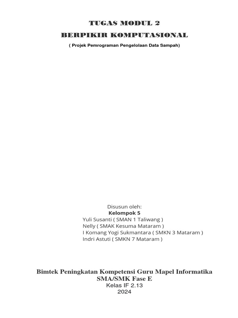 Laporan Tugas Modul 2 - A2 - Rev 1 - Updated | PDF
