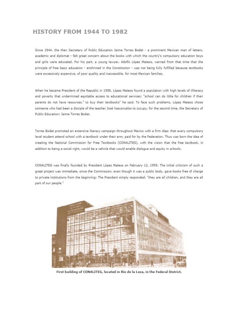 History of The Free Textbook | PDF | Textbook | Mexico