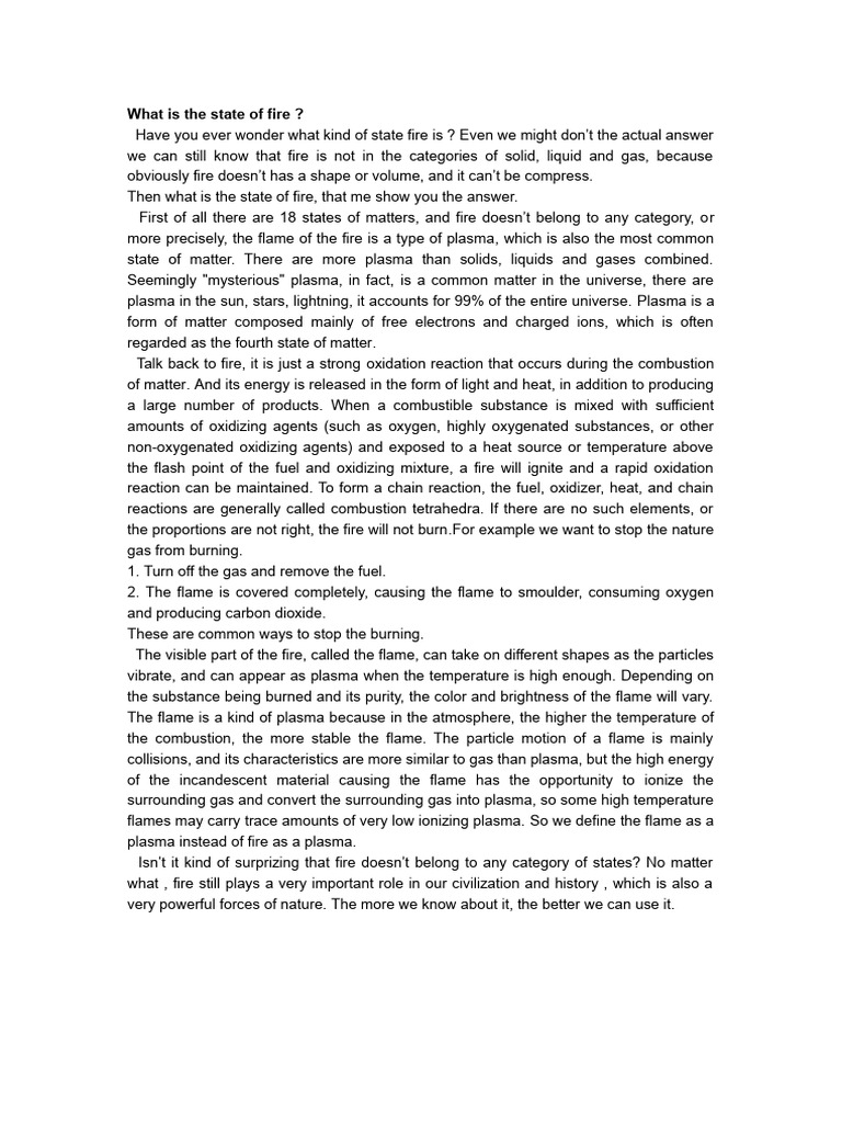 Fire Pdf Fires Combustion