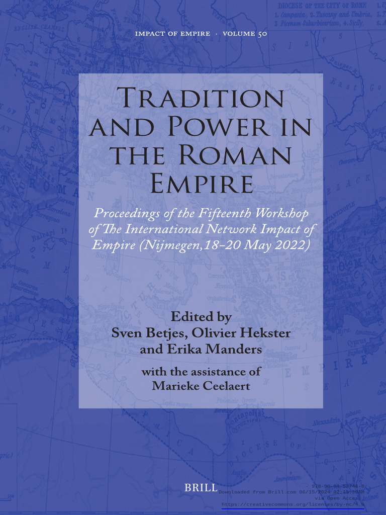 Tradition and Power in The Roman Empire | PDF | Roman Empire | Augustus